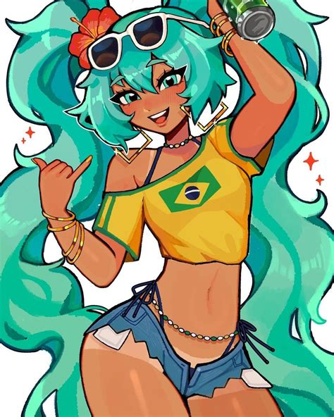 Miku Brasileira Fanart