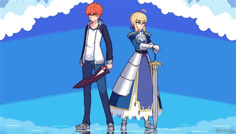 Raptorbr Artoria Pendragon Fate Emiya Shirou Saber Fate Fate