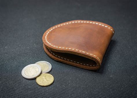 100 Handcrafted Small Leather Coin Purse Personalised