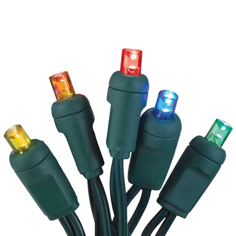 25l 5mm Led Battery Operated String Lights Multigreen Cord