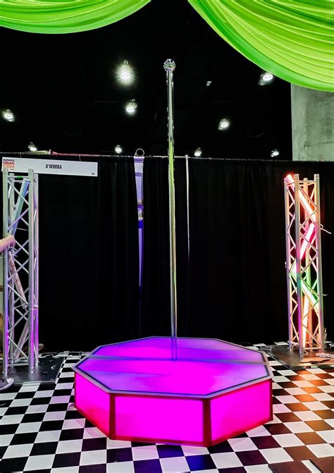 All Star Stages Portable Stripper Pole Rentals Los Angeles