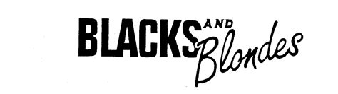 Blacks And Blondes Western Visuals Inc Trademark Registration