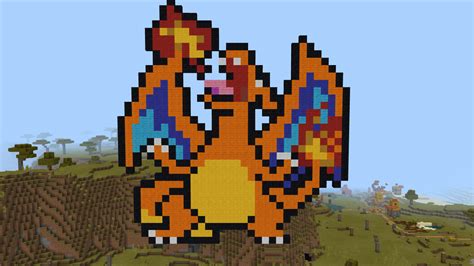 Made A Charizard Pixel Art Rminecraft