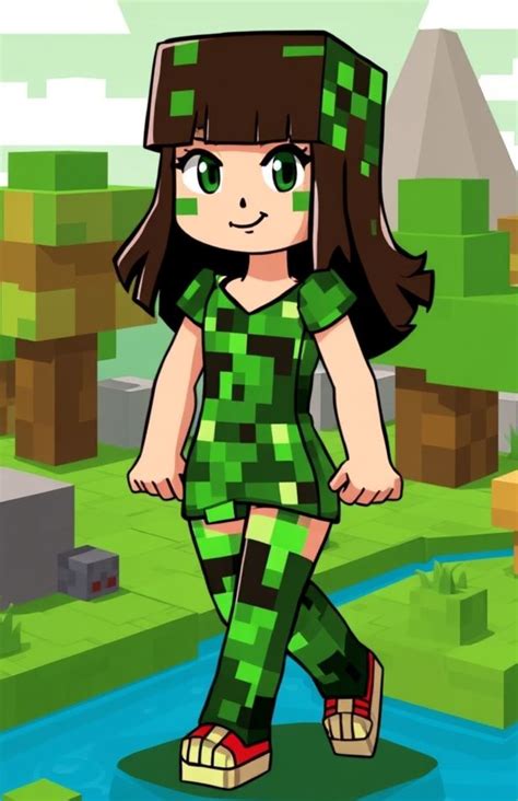 🔥 Free Download Minecraft Creeper Girl Wallpaper By Robertt11