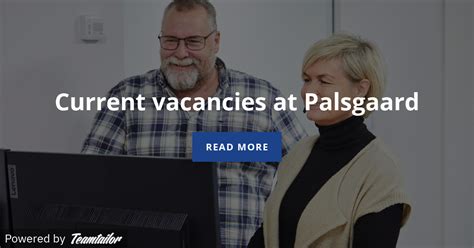 Current Vacancies Palsgaard