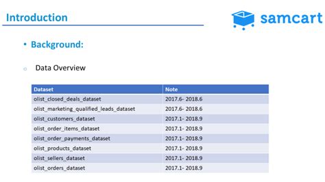 Olist Ecommerce Data Analysis Xichen Wei