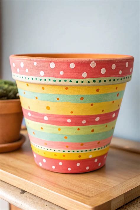 19 Cute Painted Clay Pot Designs And Easy Diy Ideas