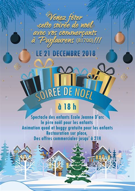 Mjc Lostal Puylaurens Soirée De Noël Des Commerçants Puylaurentais