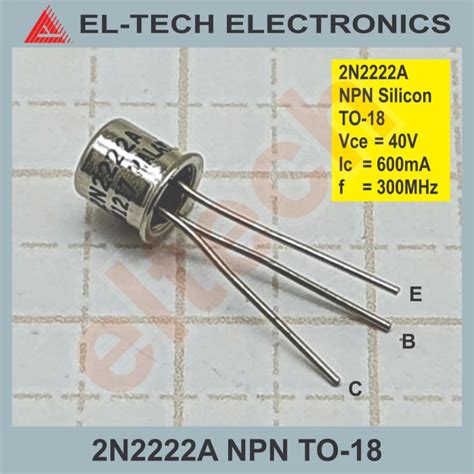 Jual 2n2222 2n 2222 2n2222a 2n 2222a Transistor Npn To 18 Kota