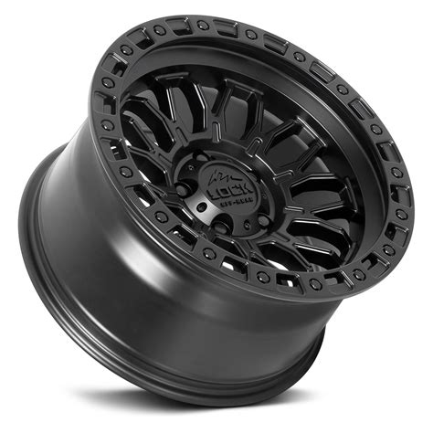 Lock Off Road® Combat Wheels Matte Black Rims