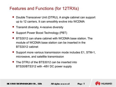 Ome201102 Huawei Bts3012 Hardware Structure Issue2 0 Ppt