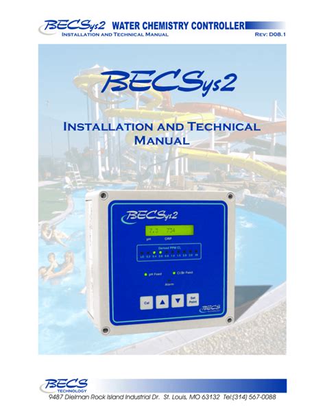 Becsys 5 Water Chemistry Controller