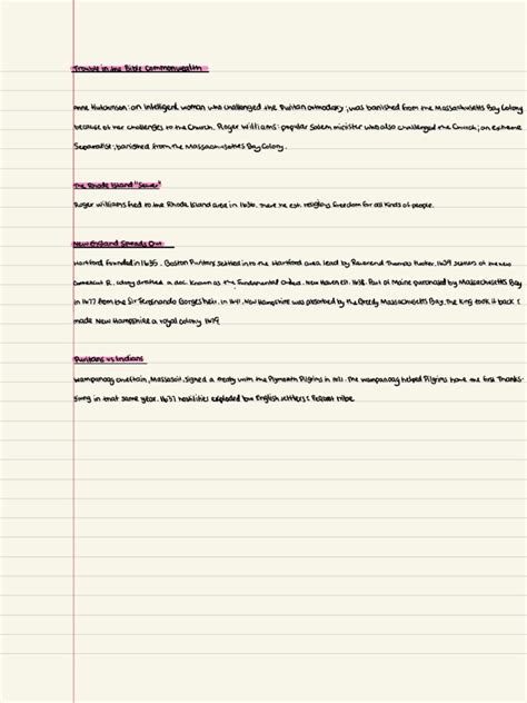 Apush Notes Pdf