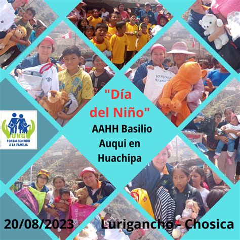 Obra Solidaria A Favor De Los NiÑos Del Aahh Basilio Auqui En Huachipa