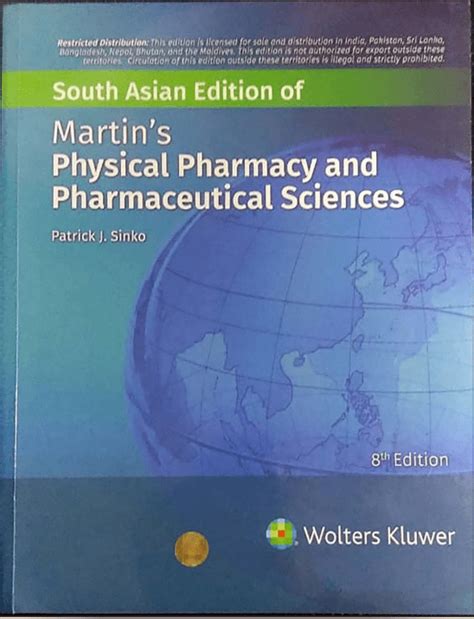 Martinâ€™s Physical Pharmacy And Pharmaceutical Sciences All India