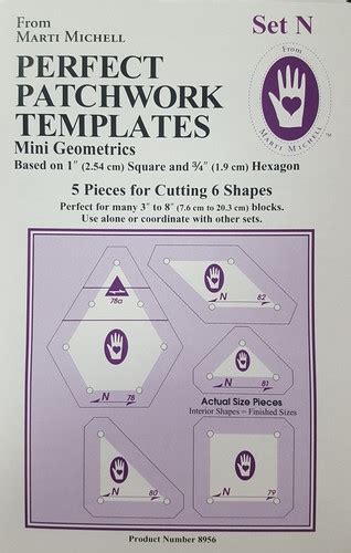 Perfect Patchwork Templates Mini Geometrics Set N