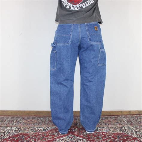 Vintage Denim Carhartt Carpenter Pants Relaxed Depop