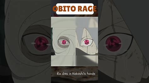 Obito Goes Berserker After Rin Dies Shorts Youtube