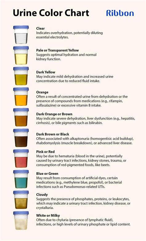 Abnormal Urine Color Chart What Color Is Your Urine Uci Health