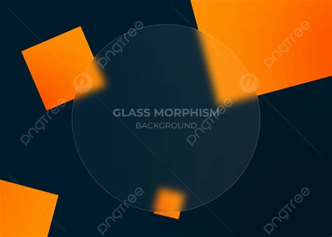 Glass Morphism Round Shape Background Glass Morphism Glass Abstract