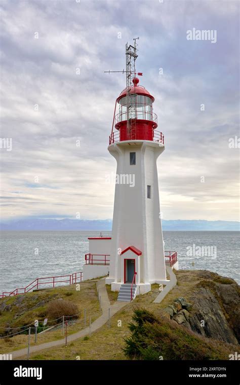Historic Sheringham Point Lighthouse On Vancouver Island Sheringham