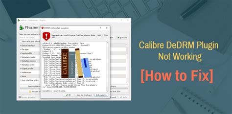 How Do I Install The Dedrm Plugin For Calibre Savepana