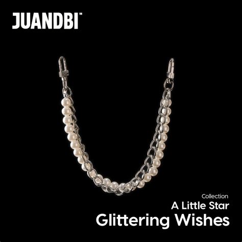 Juandbi Dây Móc Túi 2 đầu Ngọc Trai A Little Star Glittering