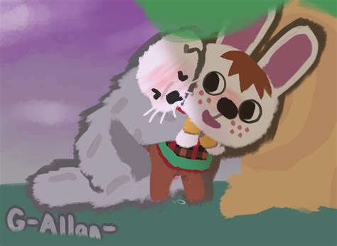 Rule 34 Animal Crossing Anthro Blush Bodily Fluids Bottomless Brown