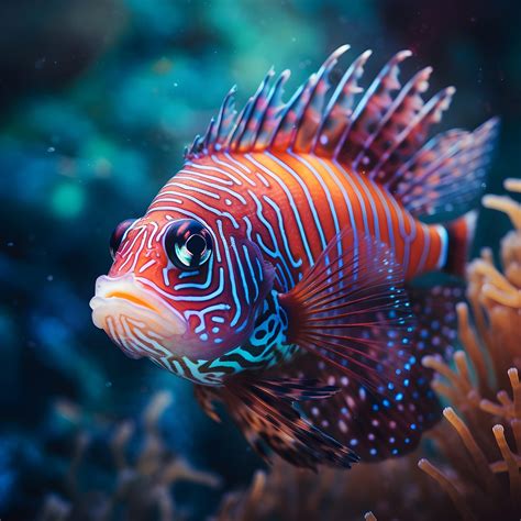 Vibrant Tropical Fish Glows Amidst Coral Reefs Showcasing 51 Off
