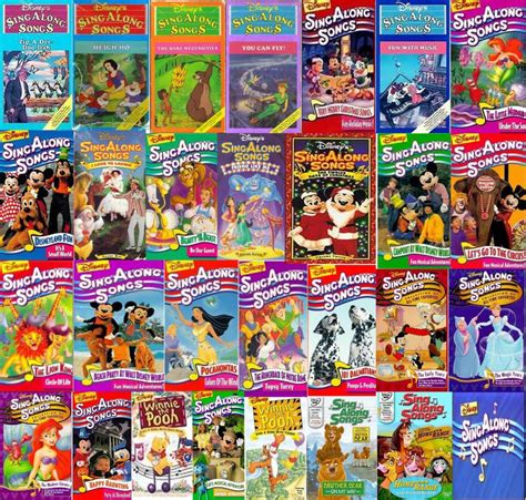Disney Sing Along Songs By Mryoshi1996 On Deviantart