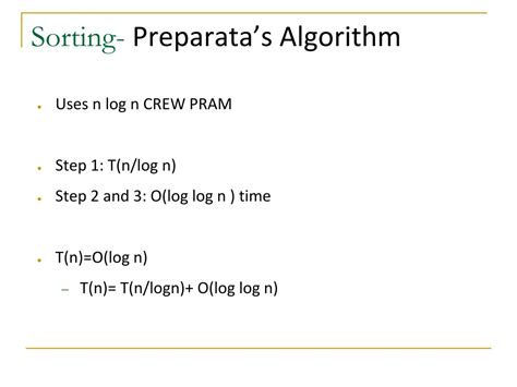 Ppt Advanced Pram Algorithms In Computer Engineering From Iit Bhu