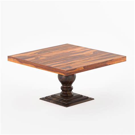 Dining Table Solid Wood Pedestal At Delia Garibay Blog