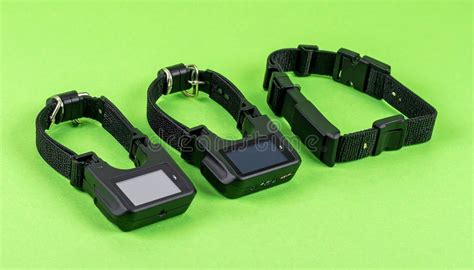 Electronic Ankle Monitors For House Arrest On Green Screen Stock