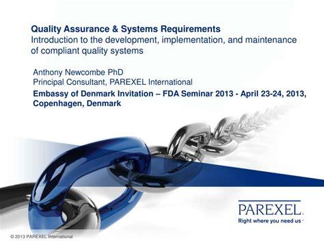 Ppt Anthony Newcombe Phd Principal Consultant Parexel International Powerpoint Presentation