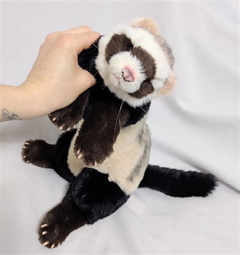 Made To Order Not In Stock Weightedandfloppy Realistic Ferret Plush