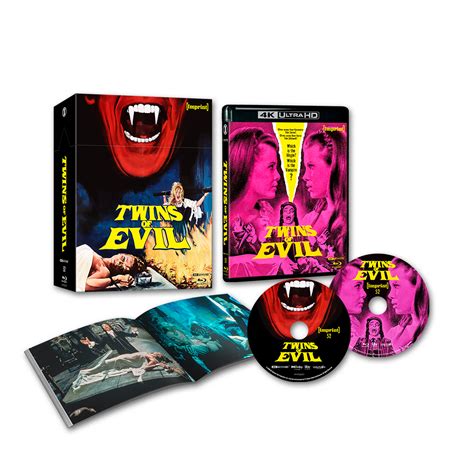 Twins Of Evil 1971 4k Uhd Blu Ray Limited Edition Hardbox Imprint Films