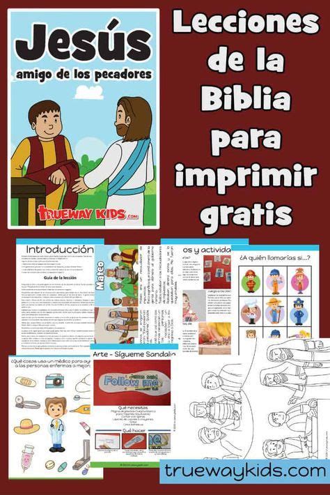 Jesús amigo de los pecadores - Lecciones bíblicas para niños - Trueway… | Lecciones bíblicas ...
