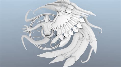 Bahamut Fayth Ffx Works In Progress Blender Artists Community