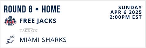 Free Jacks Announce 2025 Schedule New England Free Jacks