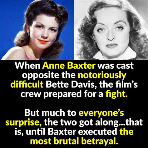 Anne Baxter Was Hollywoods Fiercest Fighter