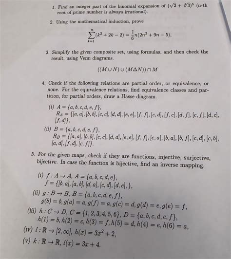 Answered 1 Find An Integer Part Of The Binomial Bartleby