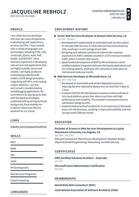 Amazon Web Services Developer Resume Examples Resumecat