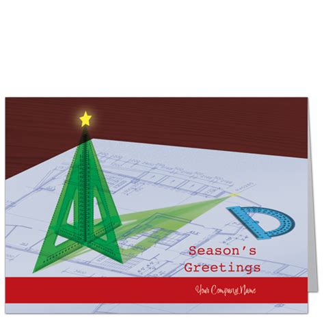Engineering Christmas Cards Engineering Christmas Cards Set Square