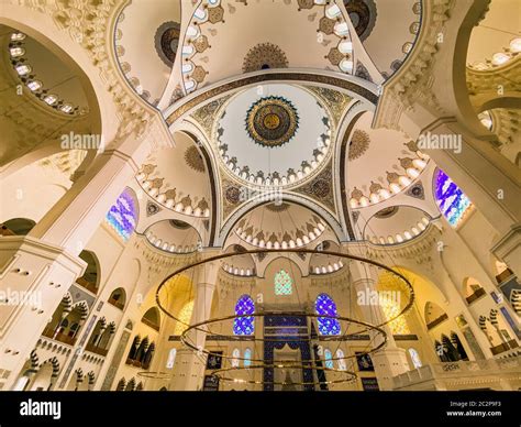 October 30 2019 Istanbul View Of The Dome Inside Of Istanbul Camlica