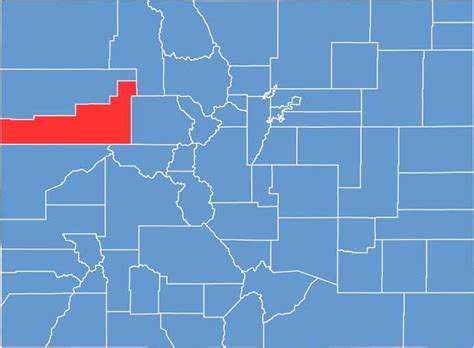 Garfield County Map Colorado Us County Maps