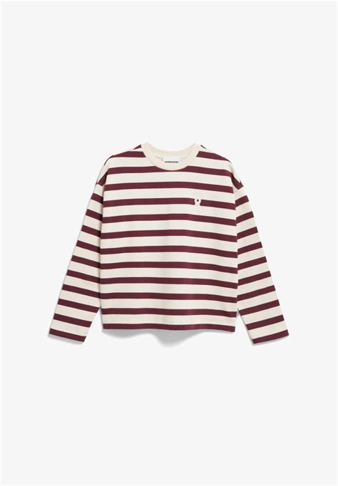 Armedangels Iconic Å Frankaa Bold Longsleeve Undyed Dark Cranberry