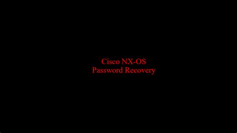 Cisco Nx Os Password Recovery