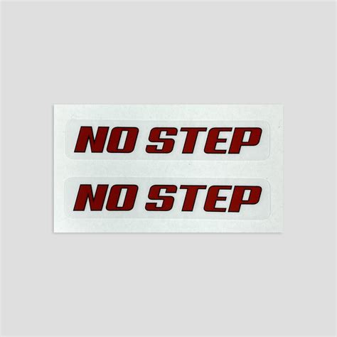 Do Not Step Safety Decals