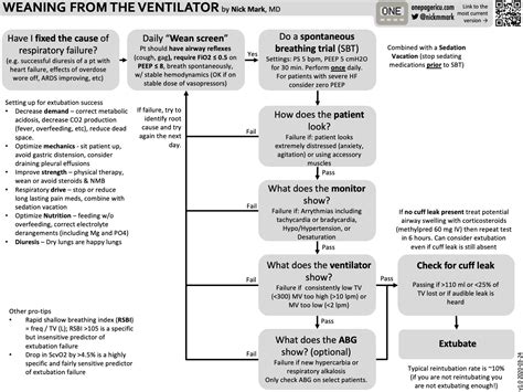 Weaning From The Ventilator Algorithm Setting Up Grepmed