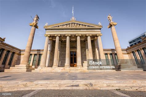 Athens Greece May 2nd 2024 The Academy Of Plato In Athens Greece Stock